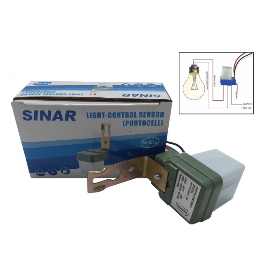 SEMENYIH ACC SINAR SPC03A LIGHT CONTROL SENSOR PHOTO CONTROL CONTROLLER ...
