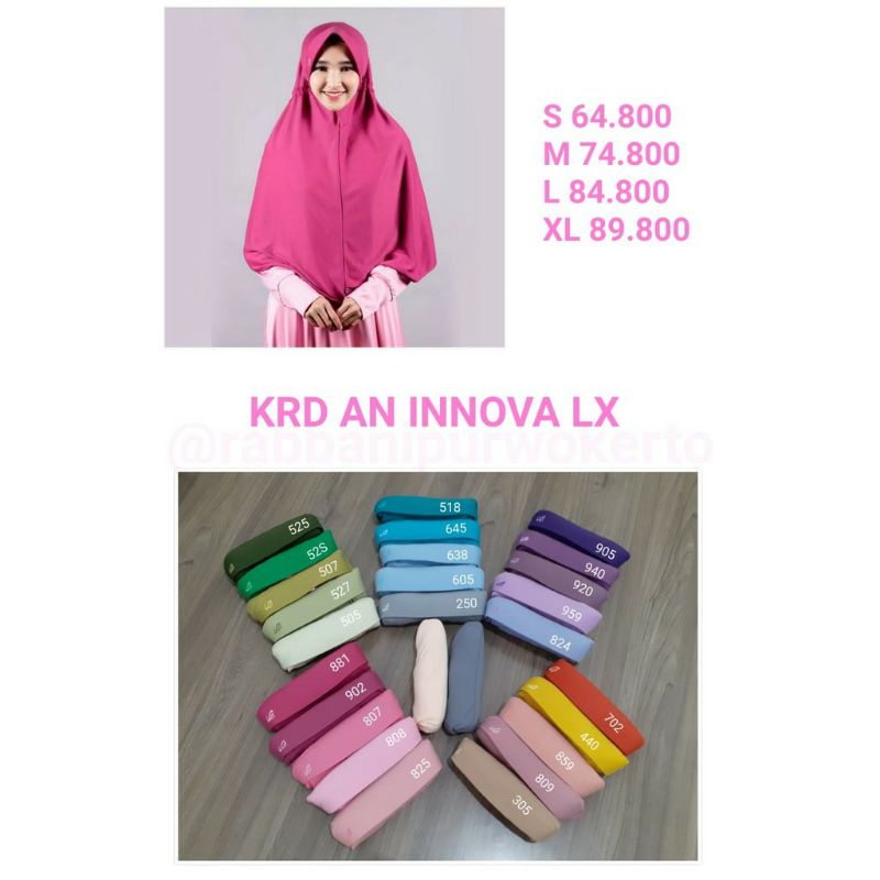 Innova LX Color Instant RABBANI Hijab (Closed Ribbon) | Shopee Malaysia