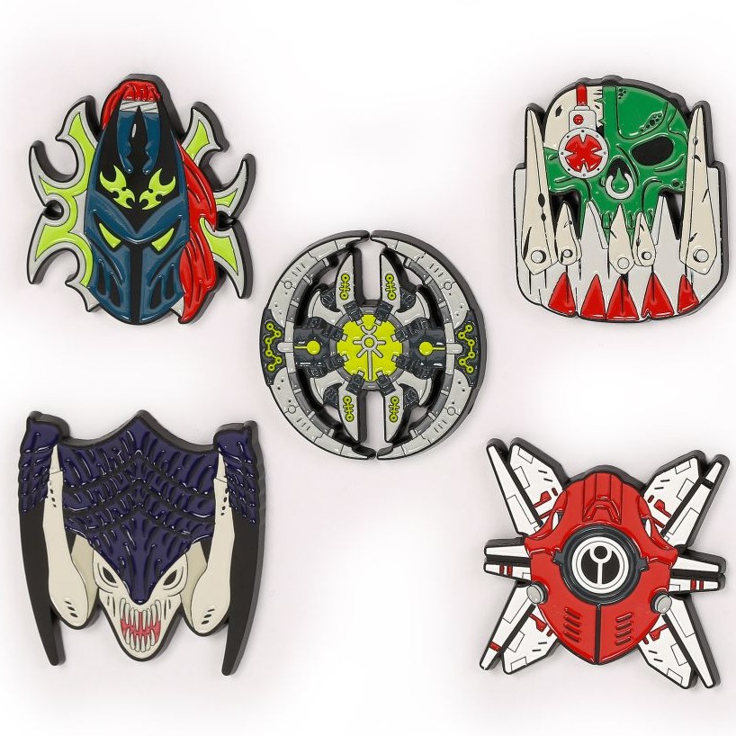 Liber Xenonlogis Pin Badges-Janus Draik Collection Xenos Badge Set ...