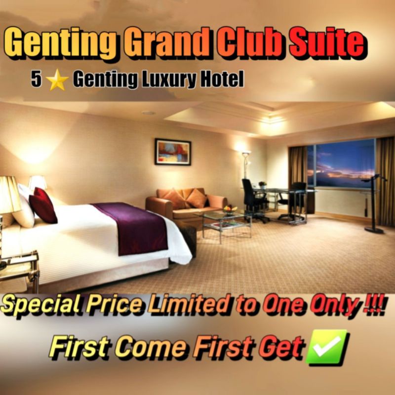 Genting Grand Top Class Rated Room-Club Suite **700sqft** | Shopee Malaysia