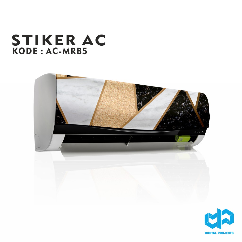 Sticker AC Air Conditioner Room Cooler Scandinavian Marble motif - AC ...