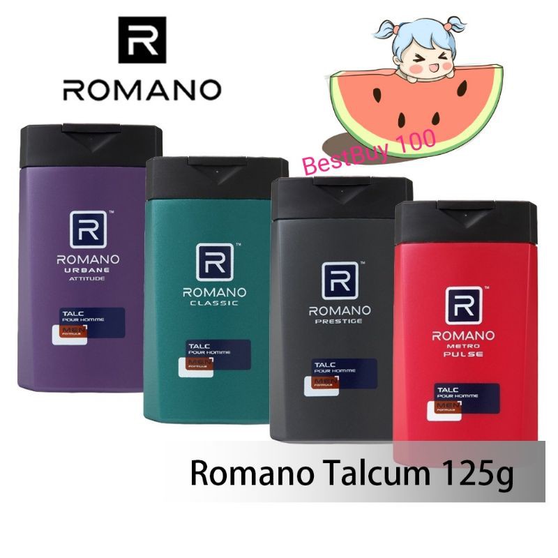 Romano Perfumed Talc 125g (Urbane Spirit/ Classic/ Prestige/ Metro ...