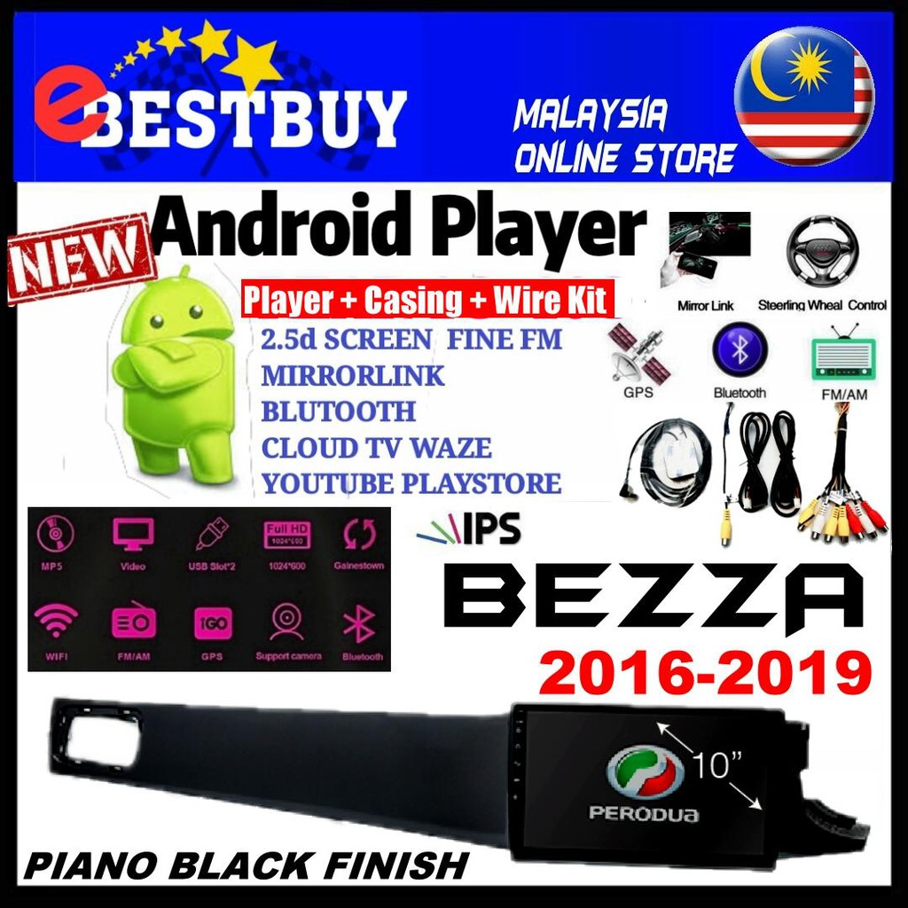 free camera 8 led * PERODUA ANDROID ALZA Viva Myvi Axia Bezza Kembara ...