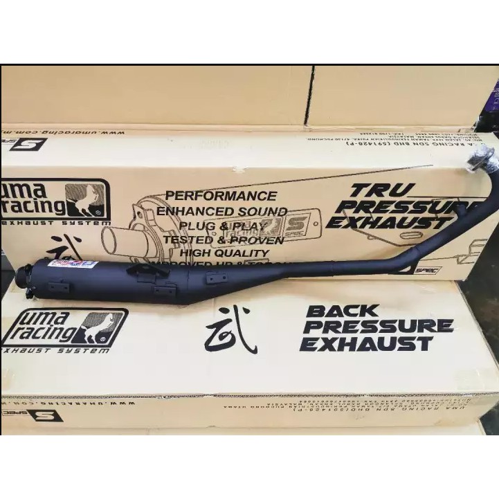 RS150 LC135 Y15ZR Y16ZR FZ150 BELANG UMA RACING BACK PRESSURE EXHAUST ...