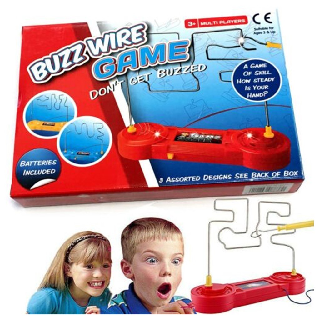Wire Games Kids & Parents Fun Don't Buzz the Wire Game Test Hand Buzzer ...