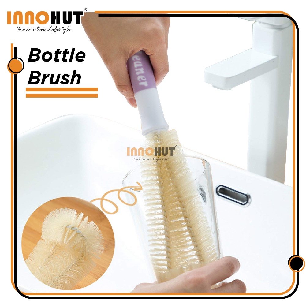 Innohut Flexible Kitchen Hanging Bottle Brush Berus Botol Kitchen Tools ...