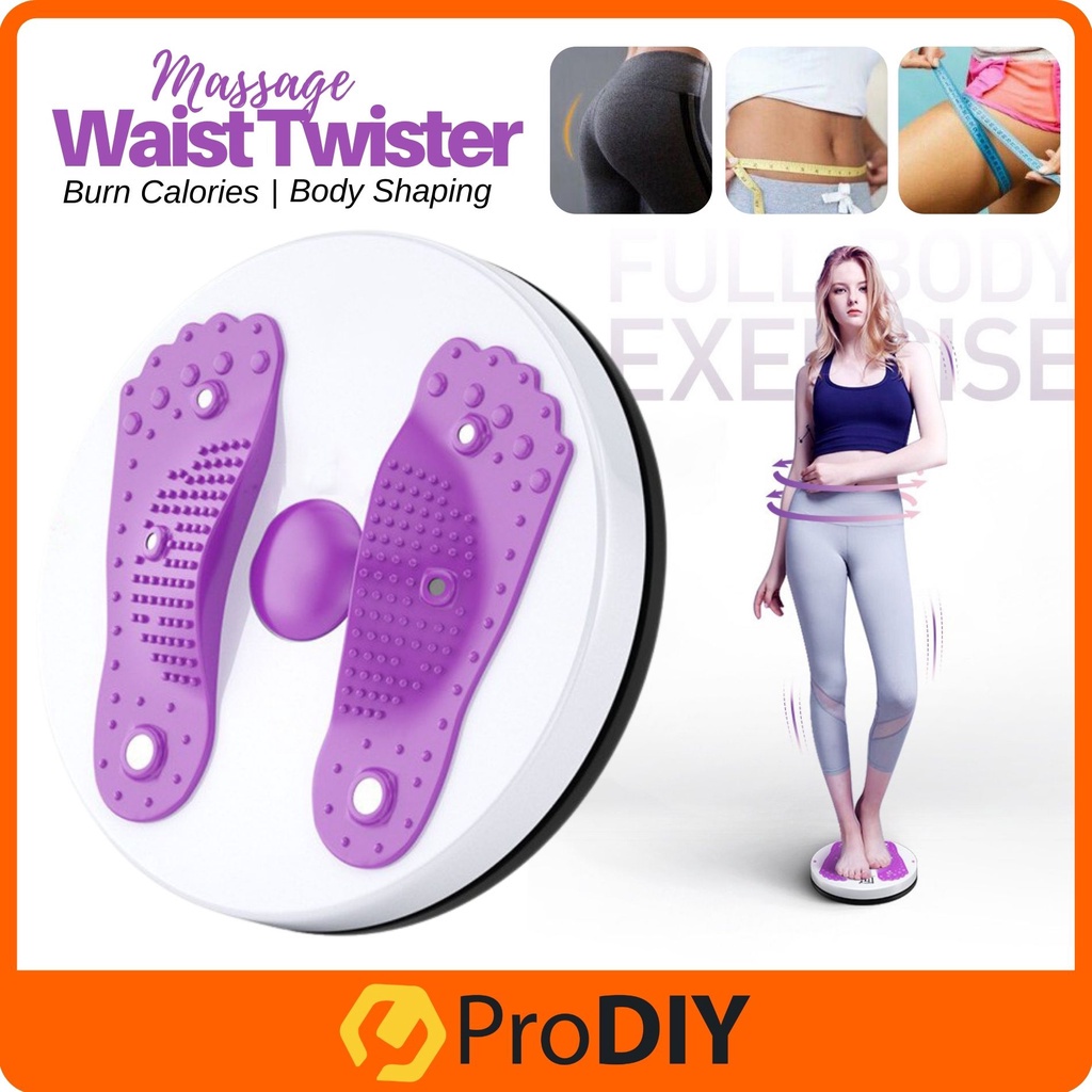 Waist Twist Disc Plate Body Shaping Burn Calories Foot Massage Female ...