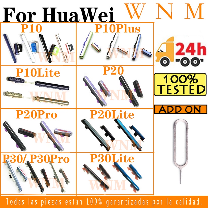 Power button For Huawei P10 Plus P20 P30 Pro Lite Power and Side Button ...