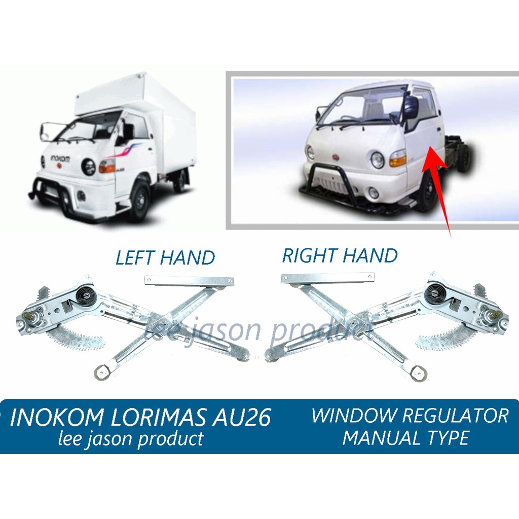 J02S21 INOKOM LORIMAS AU26 WINDOW REGULATOR (MANUAL TYPE) | Shopee Malaysia