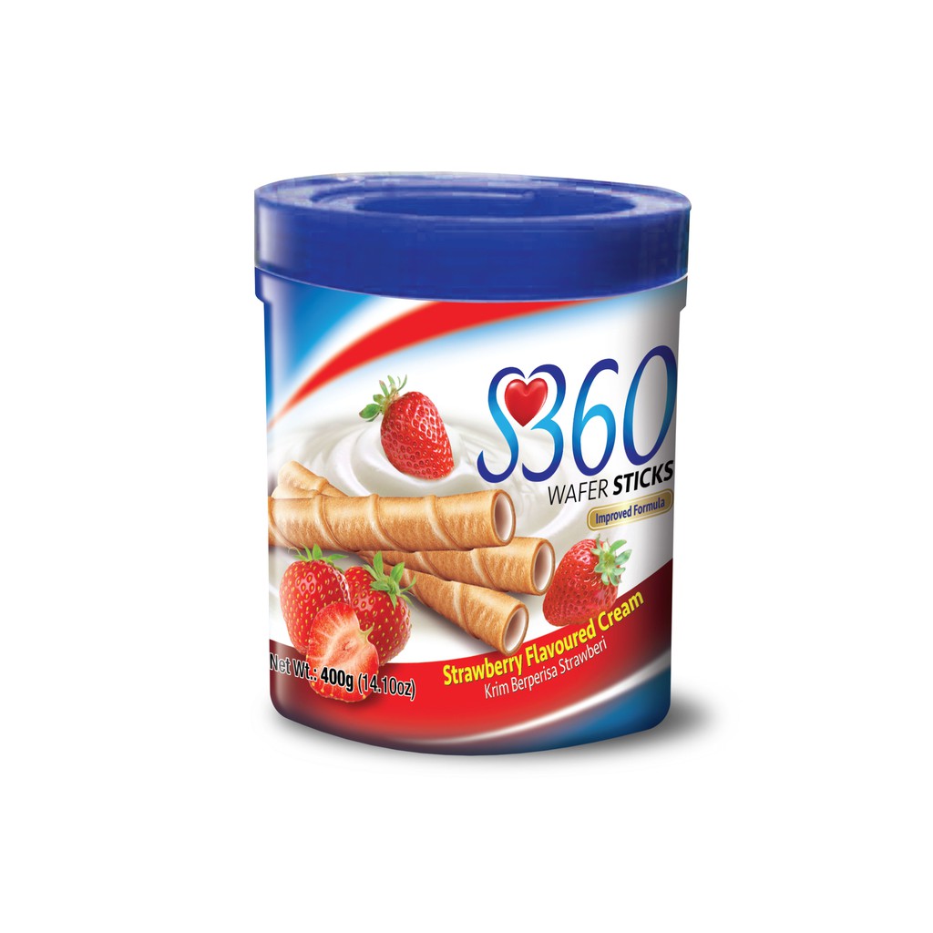 Samudra S360 Wafer Stick - Chocolate/Strawberry/Pandan Coconut (400g ...