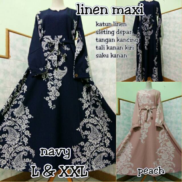 Linen maxi ld 120cm & 100cm | Shopee Malaysia