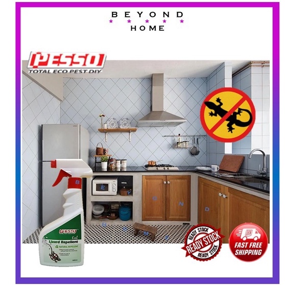 Kleenso 500ML Pesso Eco Lizard Repellent Liquid Spray Penghalau Cicak ...