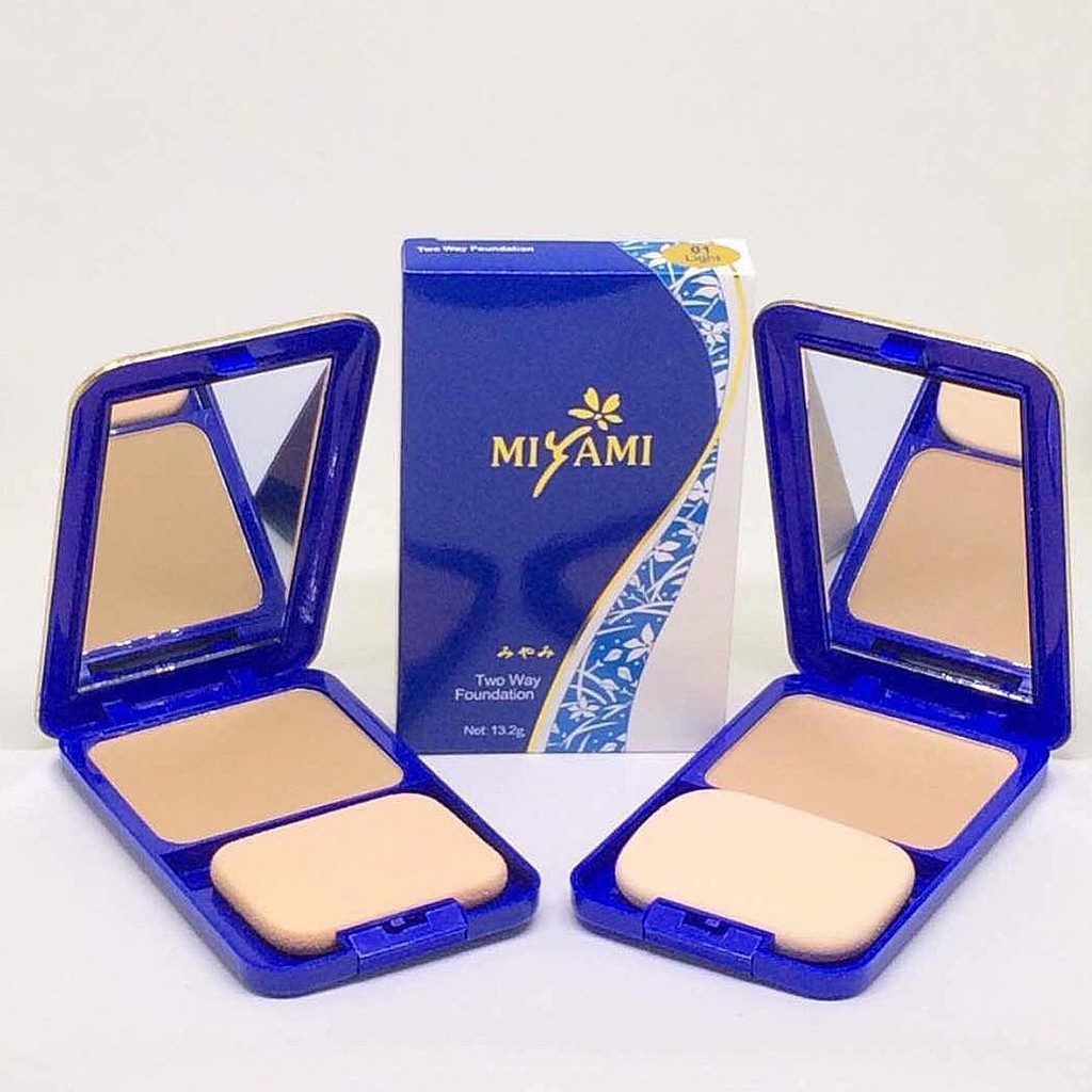 Original COSWAY Miyami Two Way Compact Powder | Shopee Malaysia