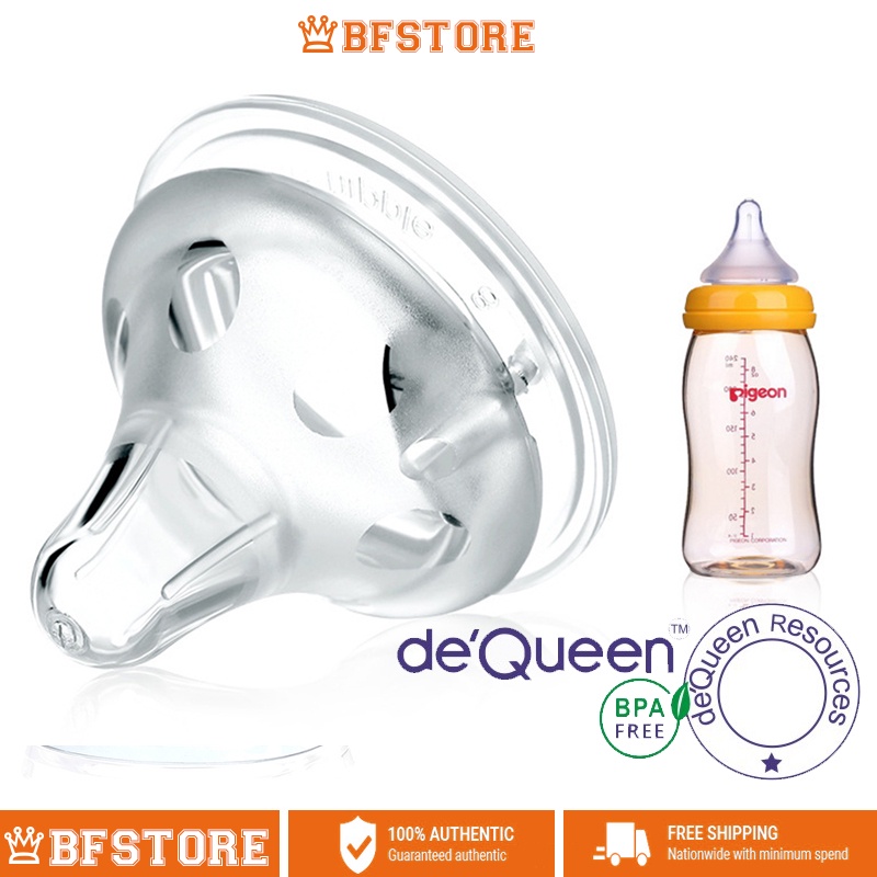 Bayi Puting Soft Teat Anti Colic Silicone Nipple Susu BPA Free Feeding Pacifier for Pigeon NUK ...