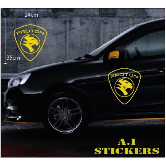 proton door side sticker high quality sticker racing decal | Shopee ...