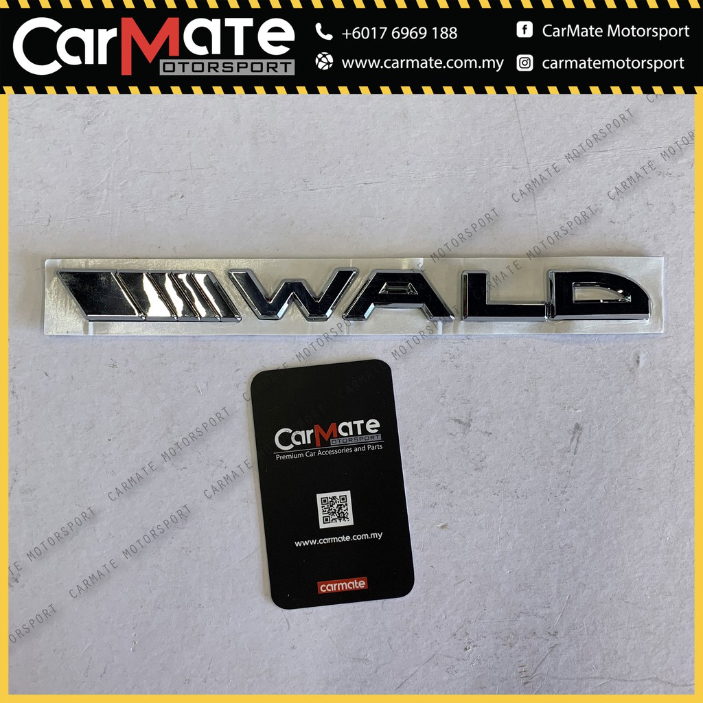 WALD Car Logo Emblem Universal | Shopee Malaysia