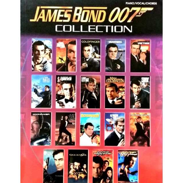 JAMES BOND 007 COLLECTION (Piano/Vocal/Guitar) | Shopee Malaysia