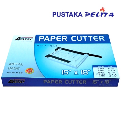 ASTAR Metal Base Paper Cutter 15'x18'/ Pemotong kertas | Shopee Malaysia