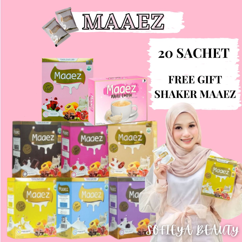 NEW SUSU MAAEZ 1 SACHET DAN SHAKER MAAEZ ORIGINAL HQ | Shopee Malaysia