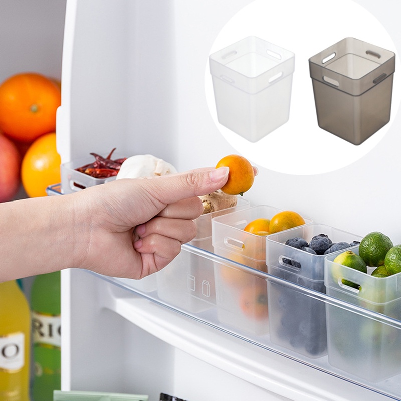 2Pcs Multipurpose Snap-type Plastic Refrigerator Side Door Storage ...
