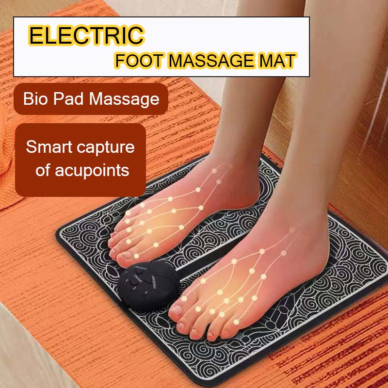 【ready Stock】hot Electric Ems Foot Massage Pad Feet Acupuncture