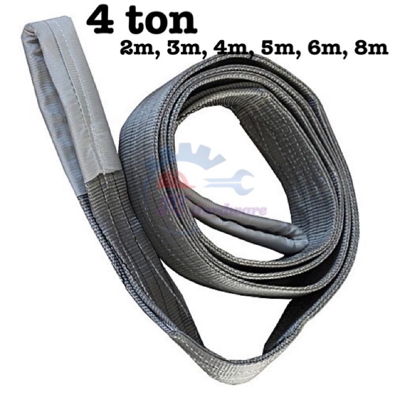 TOHO 4 Ton Polyester Webbing Sling / Sling Belt / Tali Angkat 4.0 Ton ...