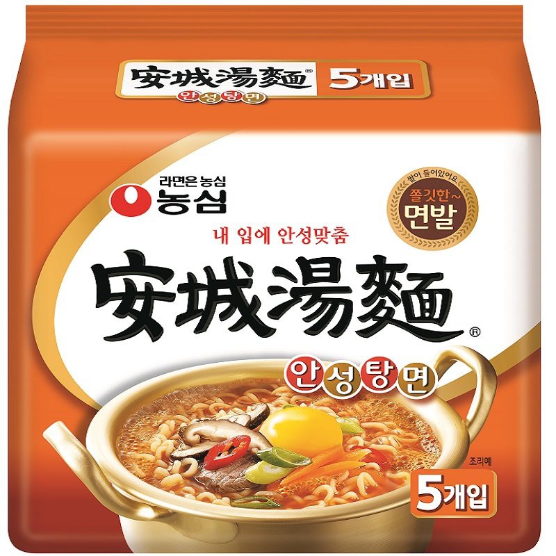 농심 안성탕면 NONGSHIM ANSUNG RAMEN 韩国安城汤面 5pc [READY STOCK] | Shopee Malaysia