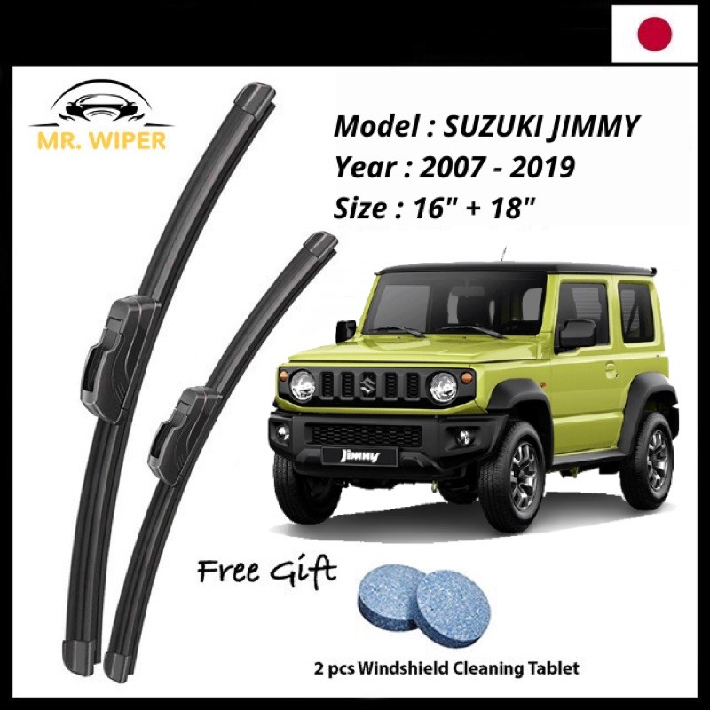 🔥 MR WIPER🔥 SUZUKI JIMNY (2007-2019) MR WIPER JAPAN TECHNOLOGY WIPER ...
