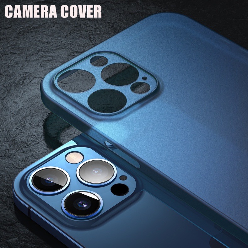 Sarung Telefon Matte Ultra Nipis 0.3mm untuk iPhone 16 15 14 13 12 11 ...