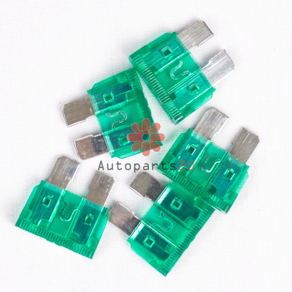 Plug in Fuses Green 30AMP (5pcs) | Shopee Malaysia