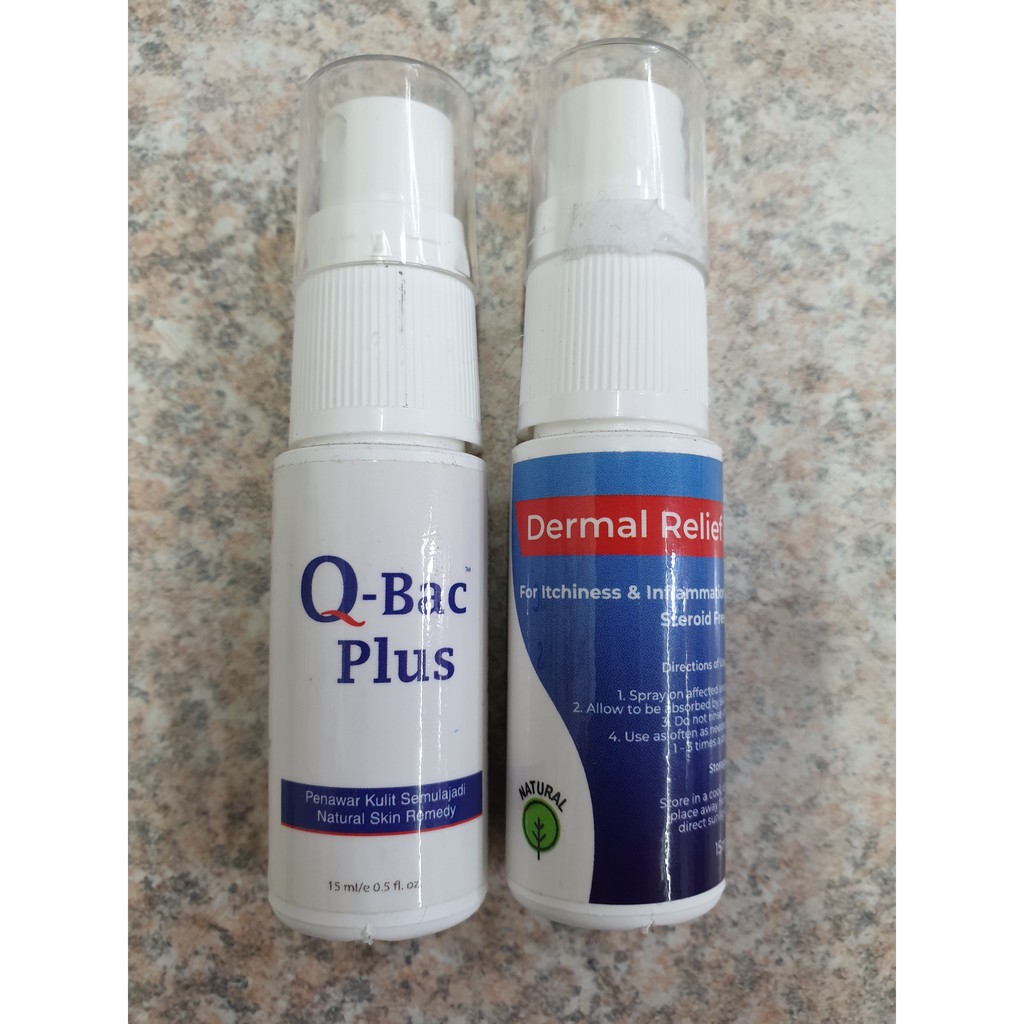 Q-BAC PLUS / Q-ZEMA DERMAL RELIEF SPRAY 15 ML | Shopee Malaysia