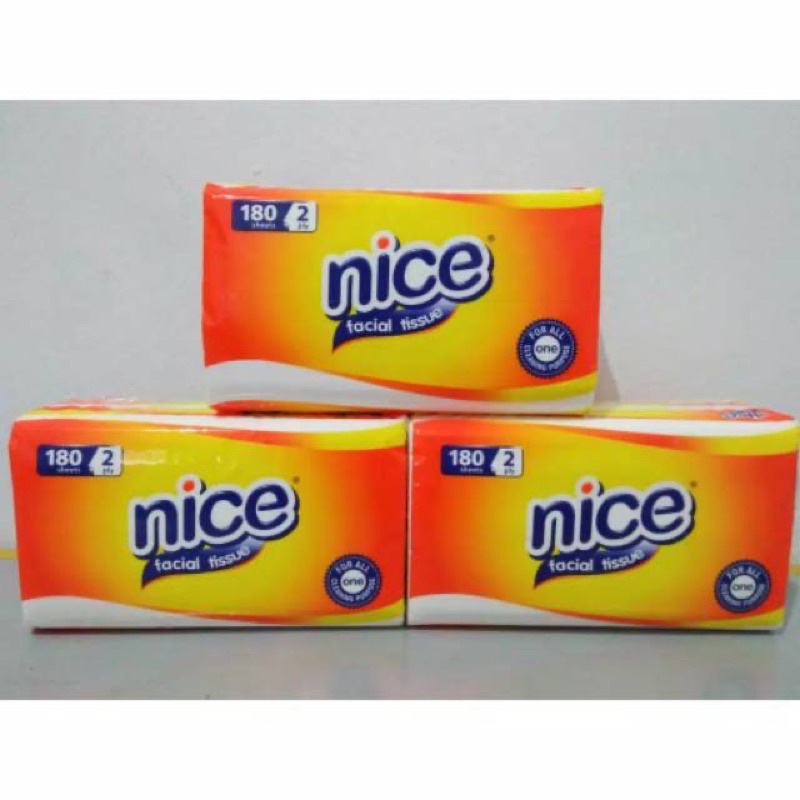 Nice Facial Tissue 180's - Facial Tissue - Package contains 4 pcs ...