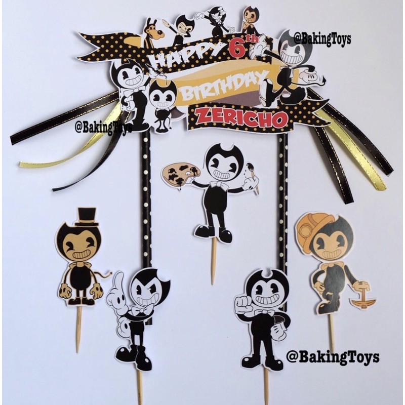 Bendy Birthday Cake Topper / Birthday Cake Decoration | Shopee Malaysia