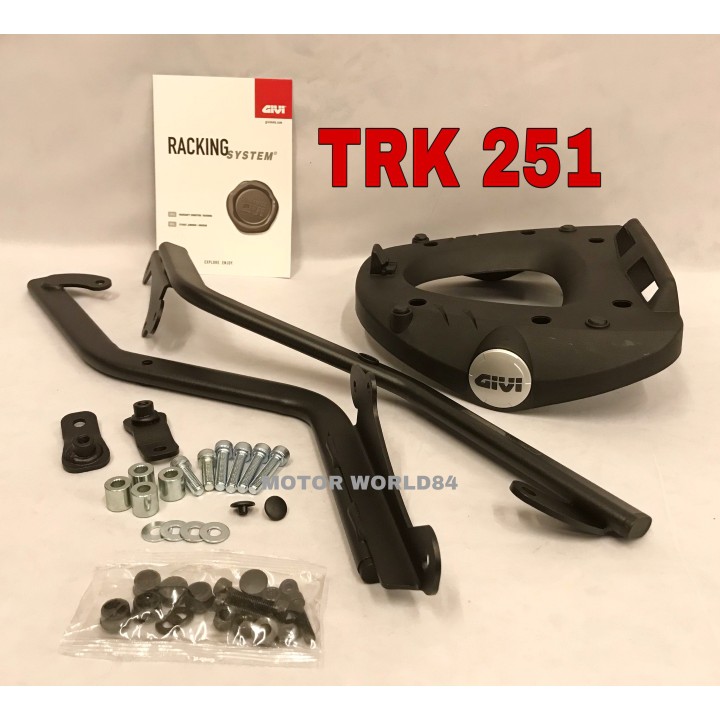 GIVI SPECIAL RACK MONORACK BENELLI TRK251 GIVI HEAVY DUTY ADVANCE RACK ...