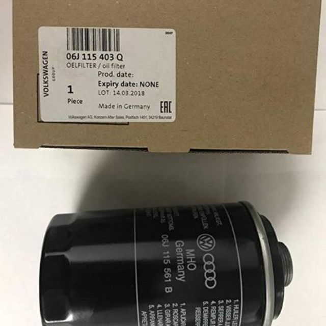 ORIGINAL OIL FILTER AUDI VOLKSWAGEN Q3 A7 A4 A5 Q5 A6 SIROCCO PASSAT ...