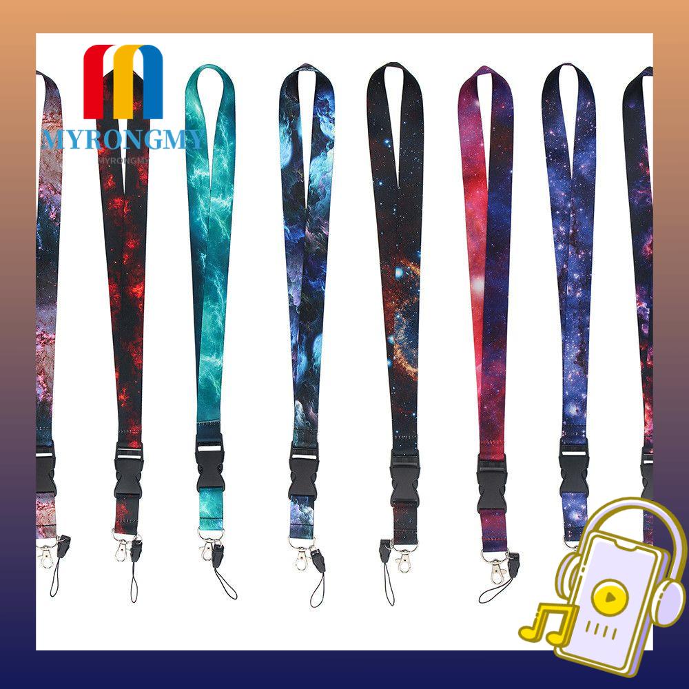 MYRONGMY Mobile Phone Lanyard Starry Night Sky ID Card Rope USB Badge ...