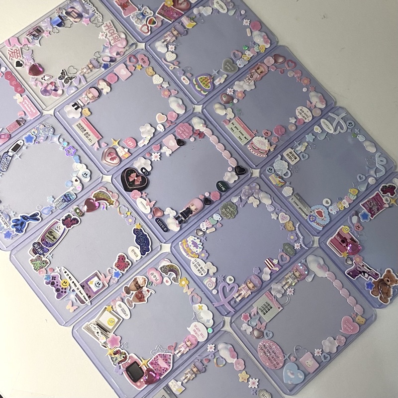 decorated toploader ( photocards & vaccine card holder deco) | Shopee ...