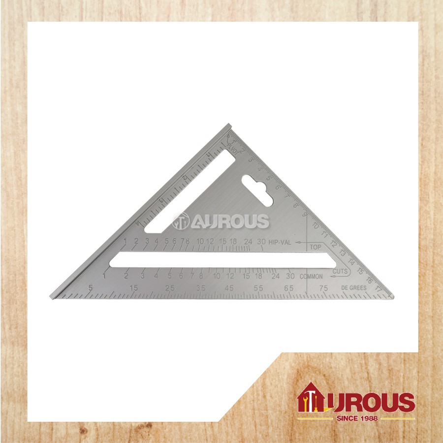 [Aurous] Aluminium Right Angle Ruler C/W Base (7inch) | Shopee Malaysia