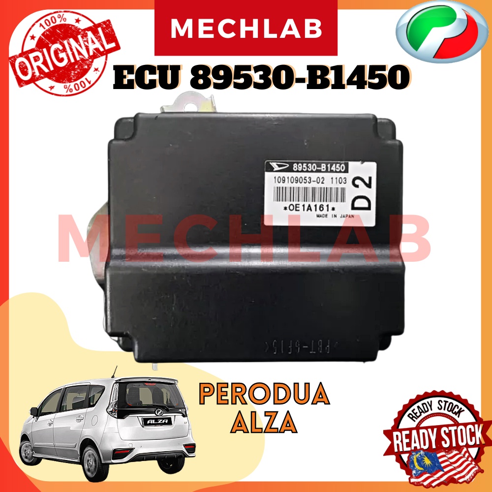 Perodua Alza Engine Control Unit ECU 89530-B1450 Perodua Gear Box TCU ...