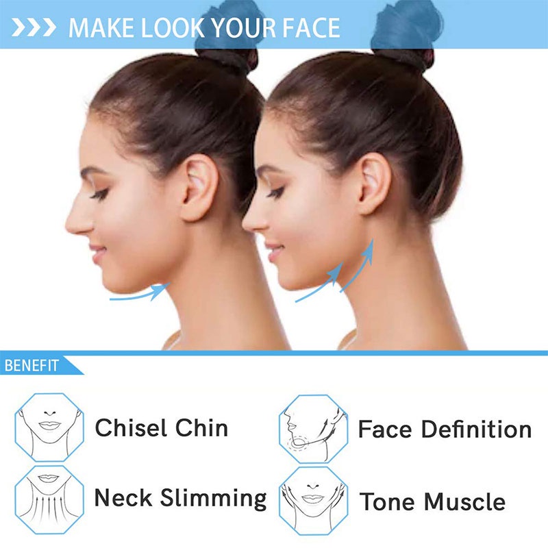 Face jaw Exercise Jawline Ball facial Muscle Fitness Ball Neck Face ...