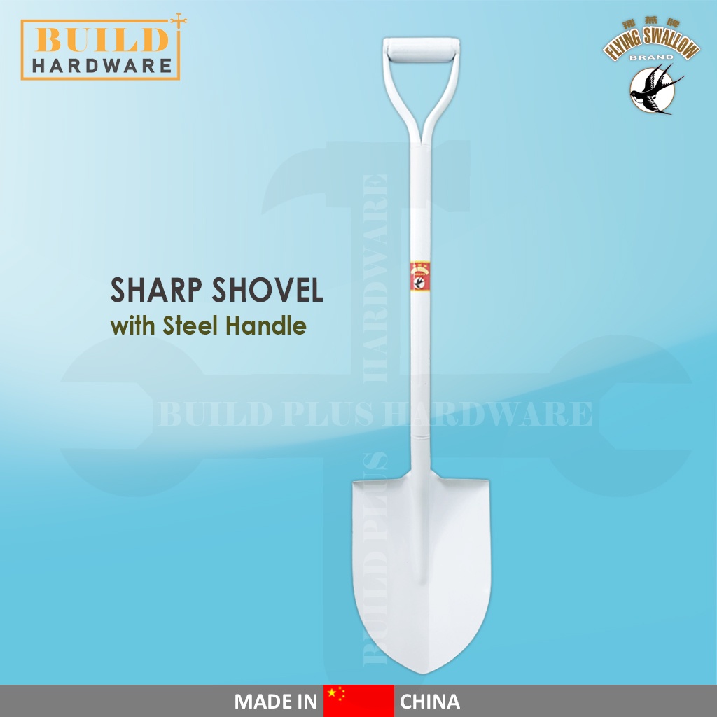 Sharp / Flat Head Shovel with Steel / Plastic / Wooden Handle GCV ...