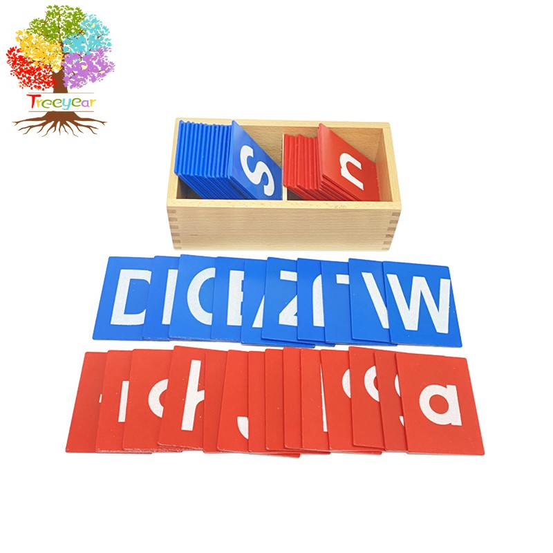 Treeyear Sandpaper Alphabet Board Montessori Toy Montessori Educational ...