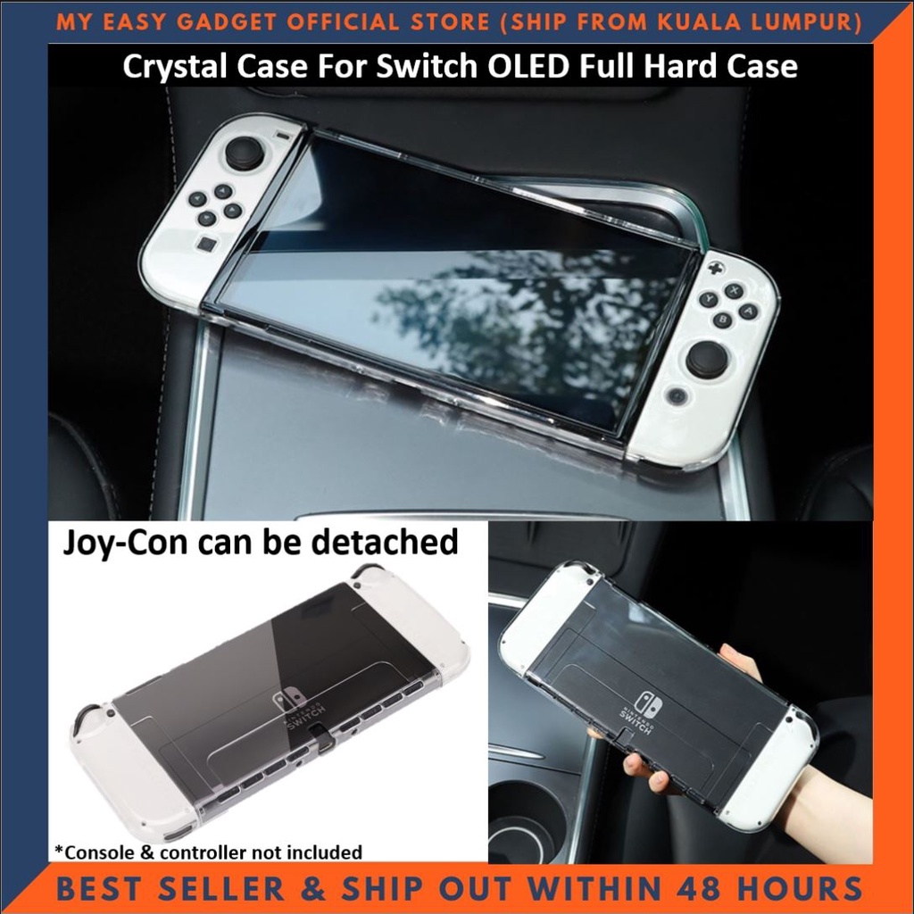 Nintendo Switch V2 Case / Switch Lite / Switch OLED Case Crystal Clear ...