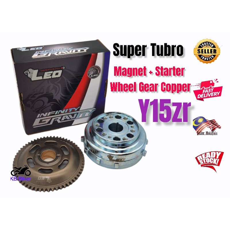 Leo Racing Y15zr Y15 Super Tubro Magneto + Starter Wheel Gear Copper ...