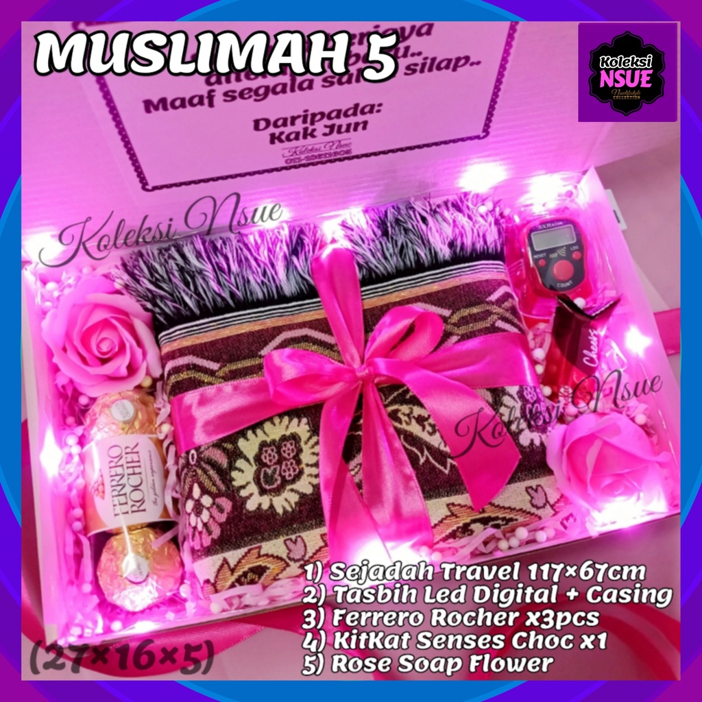 MUSLIMAH Hadiah Birthday Hari Jadi Untuk Perempuan Wanita Ibu Surprise ...
