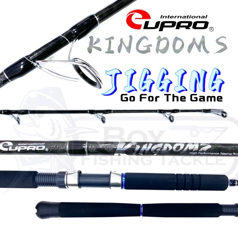 2022 EUPRO KINGDOMS JIGGING BOTTOM SPINNING BAITCASTING ROD | Shopee ...