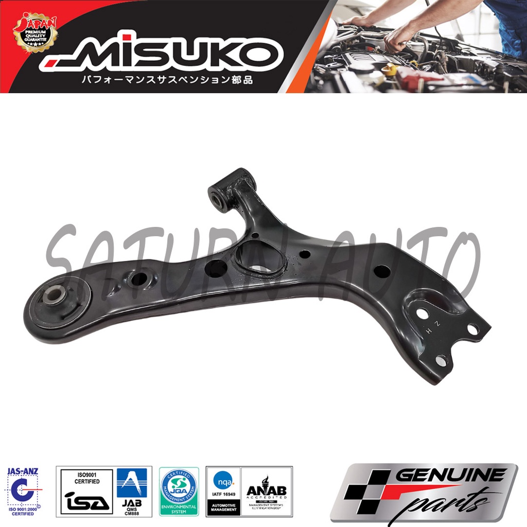 TOYOTOA HARRIER(ZSU60) FRONT LOWER ARM (RIGHT) BRAND MISUKO | Shopee ...