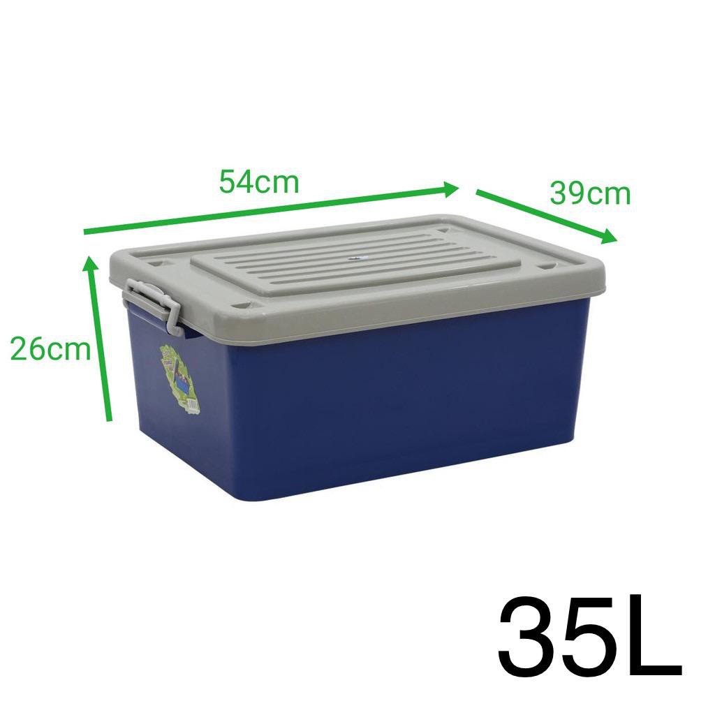Century Storage Box With Wheel 35L - 7996SC or 7996BC | Shopee Malaysia