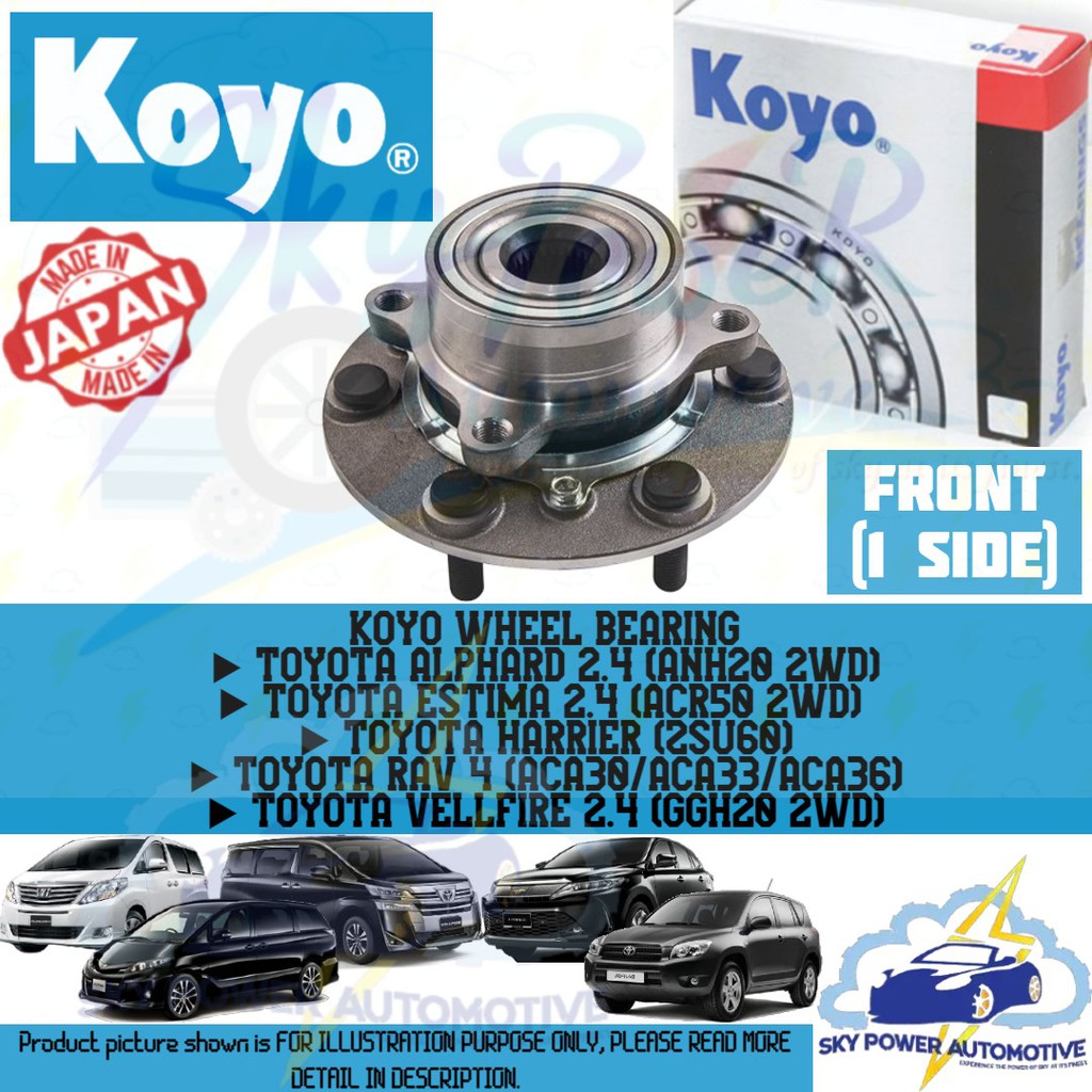 TOYOTA ALPHARD/VELLFIRE 2.4 (ANH20/GGH20)/ ESTIMA 2.4 (ACR50)/ HARRIER ...