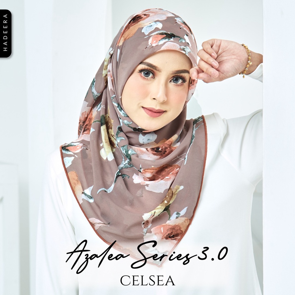 Hadeera Azalea 3.0 Tudung Bawal Chiffon (Celsea) | Shopee Malaysia